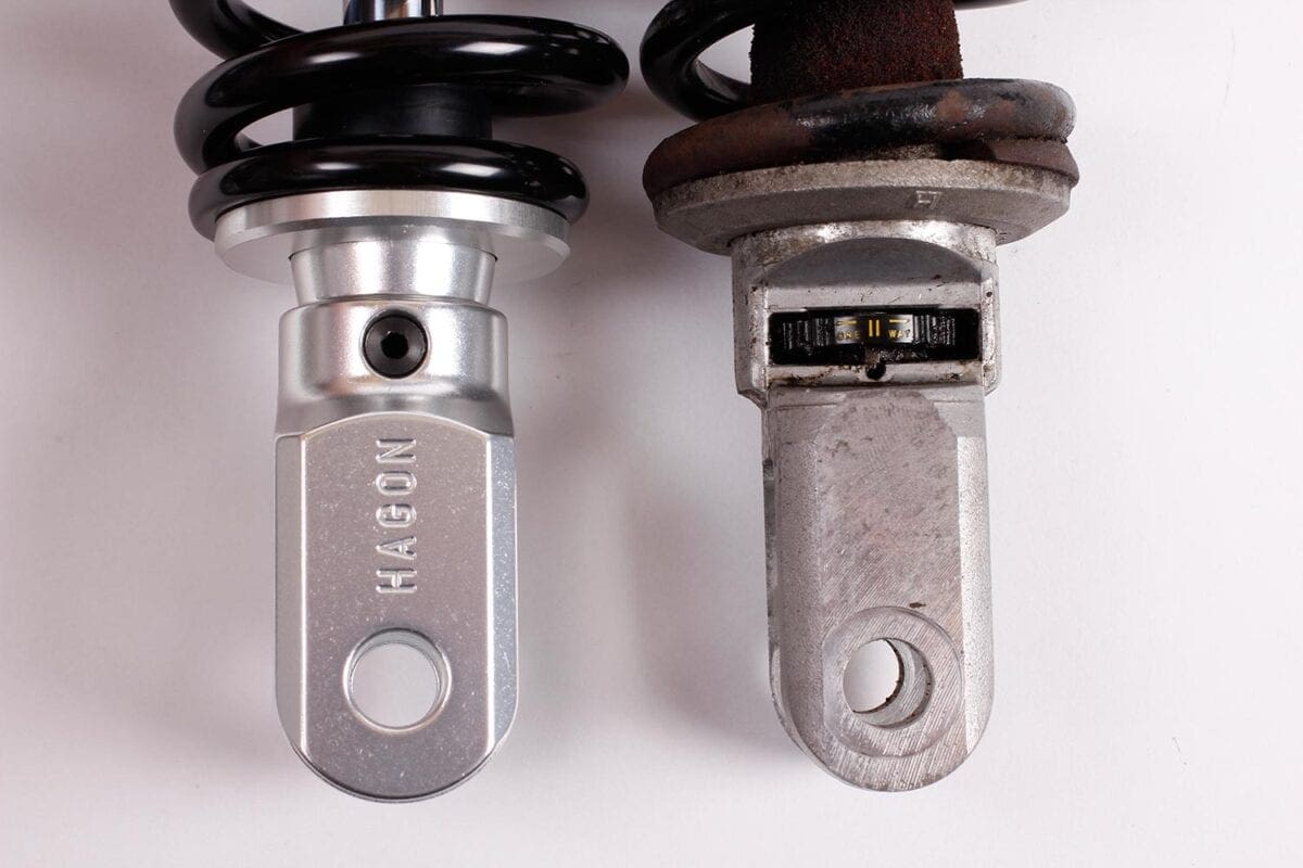 TESTED: Hagon replacement motorcycle shock review | Motorcycle Sport ...