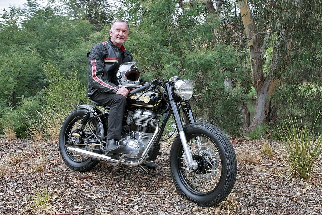 MSL Extra: Royal Enfield Brass Rajah creator Michael Catc | Motorcycle ...